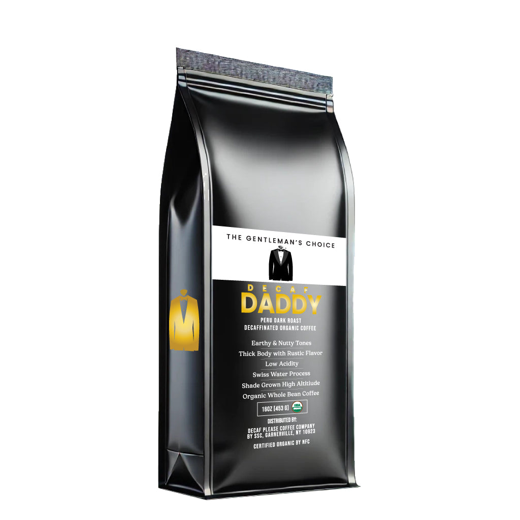 Decaf Daddy Dark Organic Coffee 16oz Introductory SALE! – Decaf Please ...